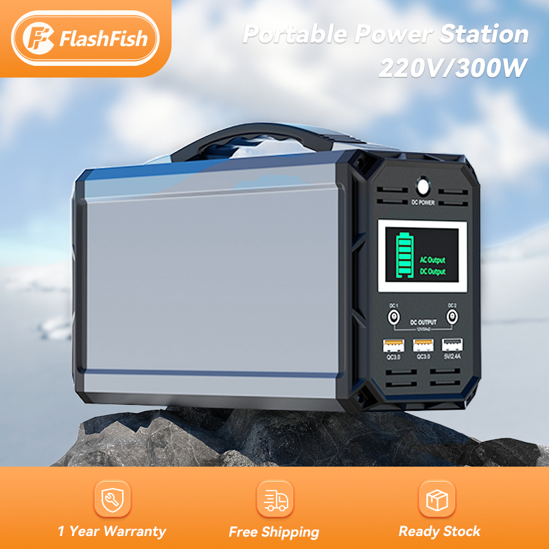 300W 222Wh | Flashfish Power box สำรองไฟ Portable Power Station กล่อง ...