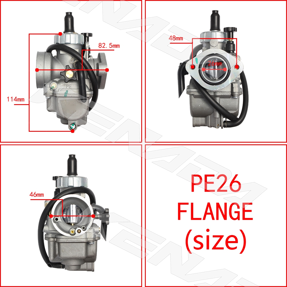 คาร์บูเรเตอร์ KEIHIN HONDA PE26 LS125 NSR150 DASH NSR PROARM N PRO 24 26 28 มม. BEAT LS (เกรด A ...