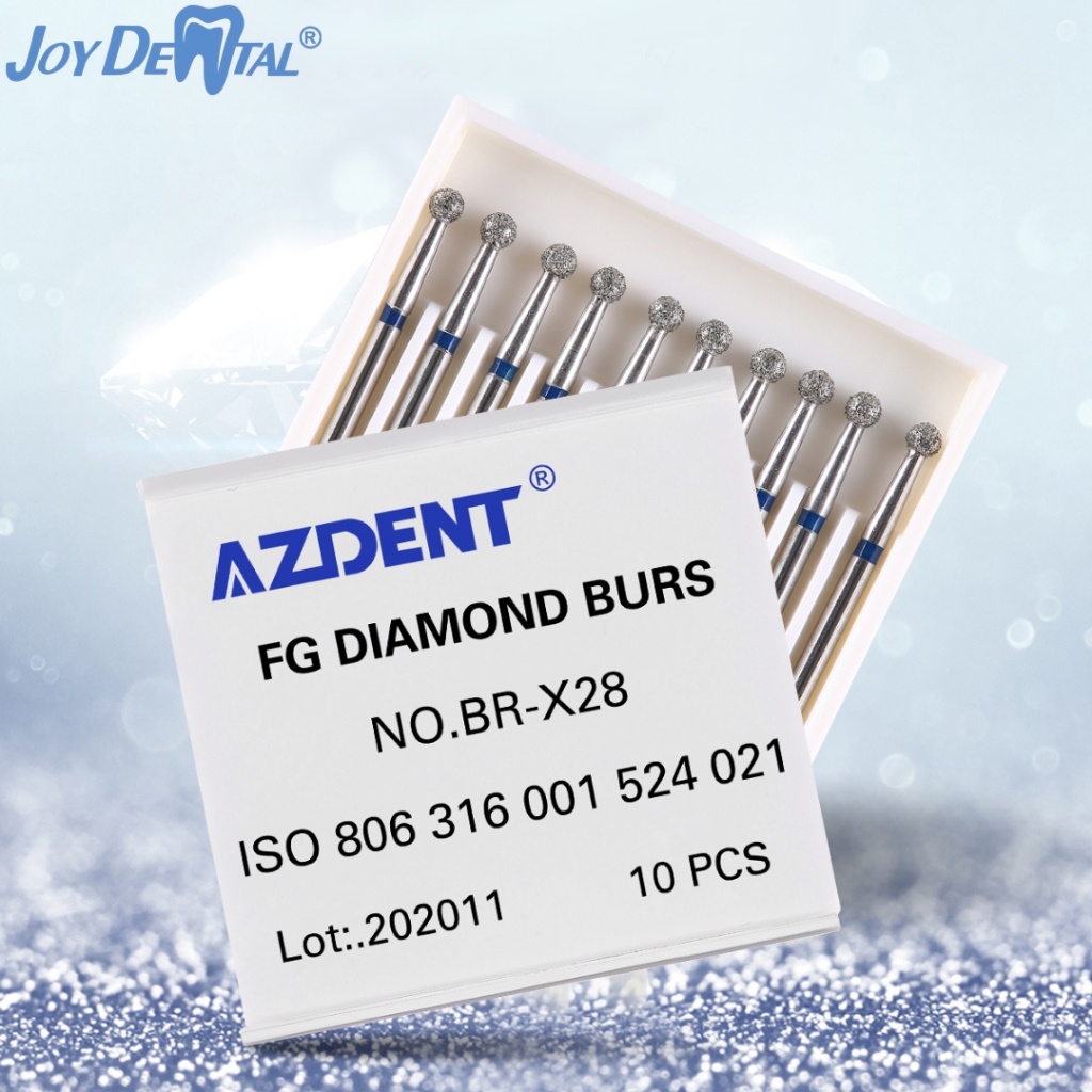 10 ชิ้น | Azdent ลูกบอลเพชร ทรงกลม ขนาด 1.6 มม. สําหรับทันตกรรม FG XL | Shopee Thailand
