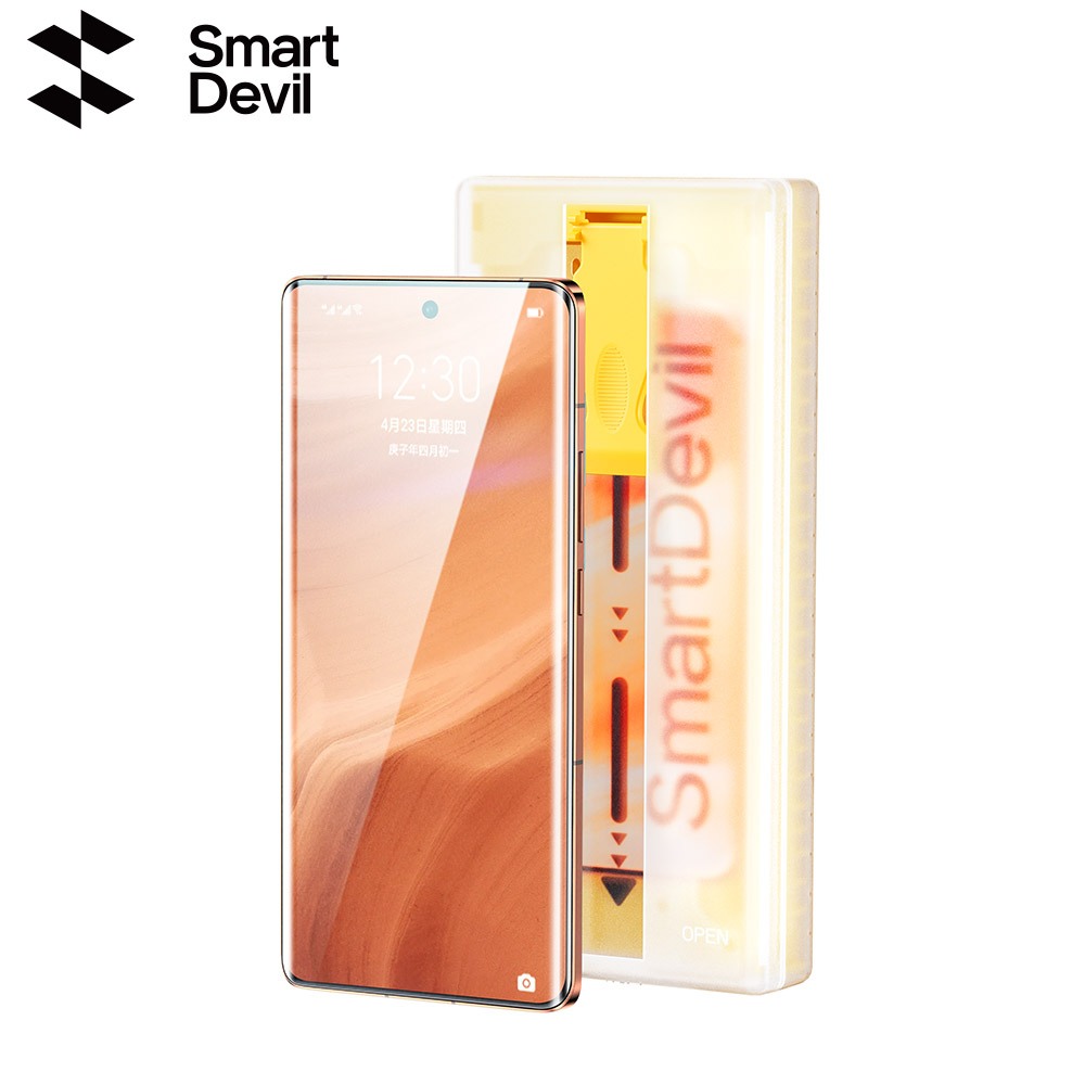 SmartDevil ฟิล์มกันรอยหน้าจอ แบบเต็มจอ ทรงโค้ง กันหล่น ไม่บิดงอ สําหรับ OPPO Realme GT5Pro GT5 ...