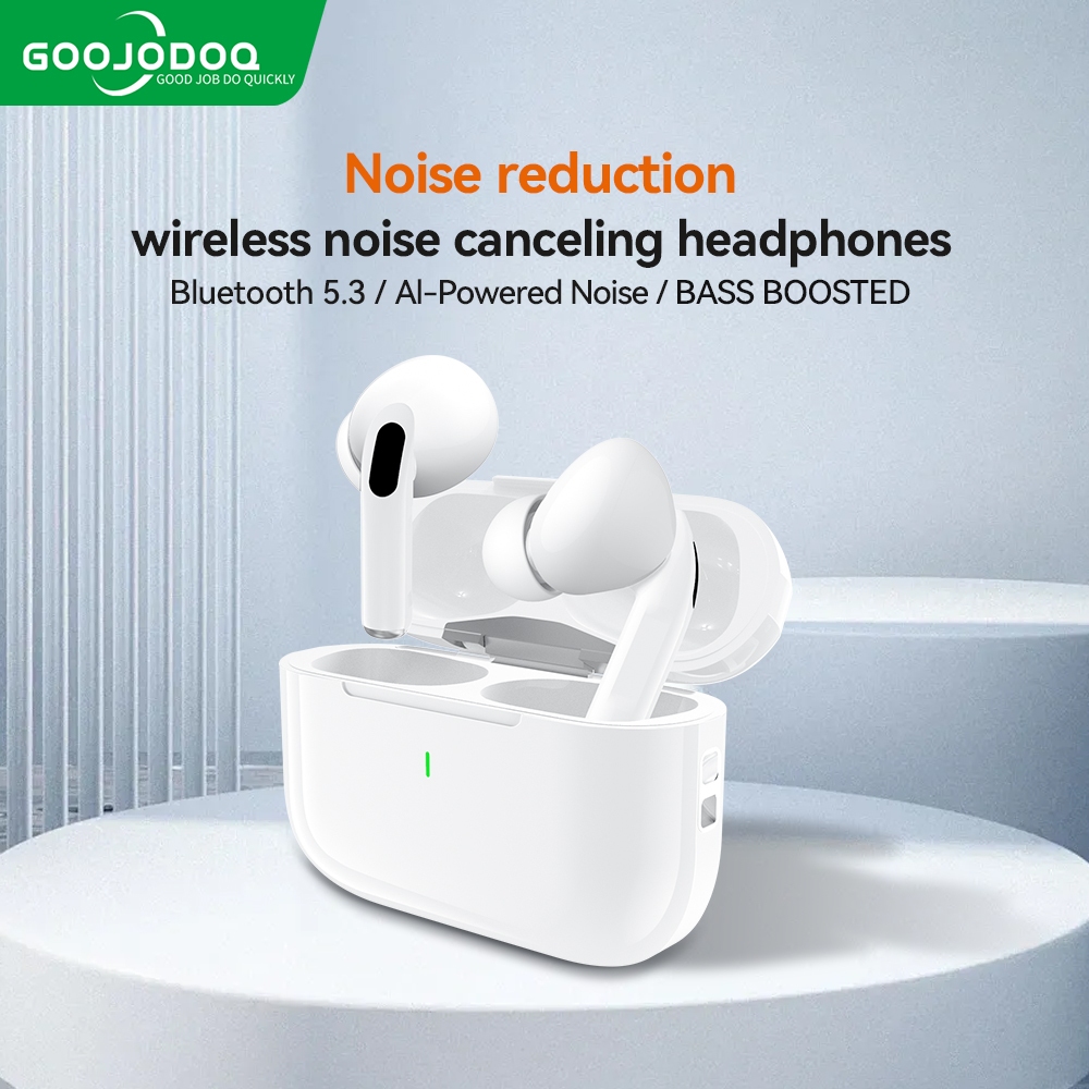GOOJODOQ หูฟังไร้สาย J206 หูฟัง Bluetooth หูฟังบลูทูธ 5.3 พร้อมไมโครโฟนในตัว เสียงดี ลดเสียงรบ ...