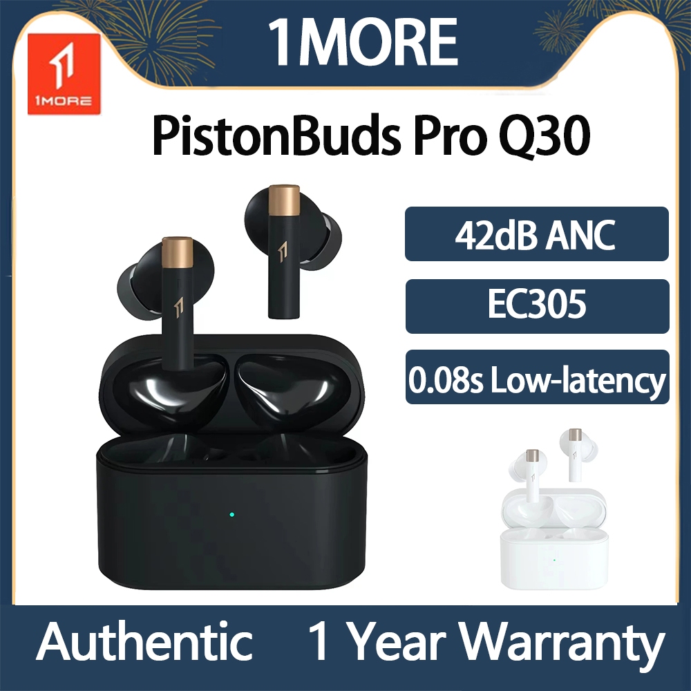 สินค้าใหม่ ของแท้ หูฟังบลูทูธไร้สาย 5.3 ANC 1More PistonBuds Pro Q30 EC305 TWS 0.08S แบตเตอรี่ ...