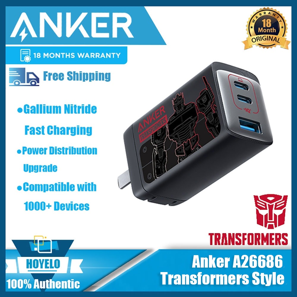Anker Transformers Co branded Series ที่ชาร์จ PD 65W หลายพอร์ต ชาร์จ ...