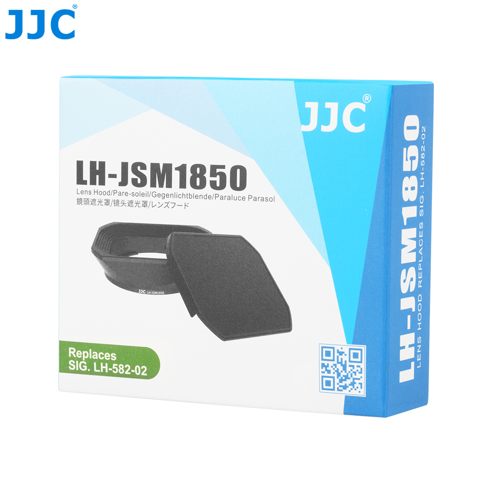 JJC Lens Hood ฝาครอบเลนส์กล้อง Sigma 18-50mm F2.8 DC DN Lens DSLR Mirrorless อุปกรณ์เสริมกล้อง ...