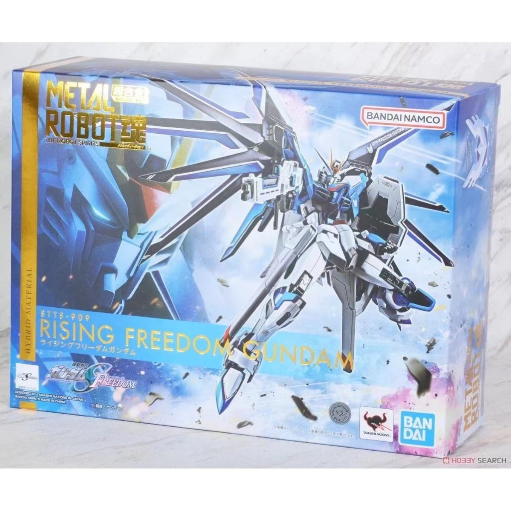 [พร้อมส่ง] โมเดลหุ่นยนต์กันดั้ม Bandai METAL ROBOT RISING FREEDOM ...
