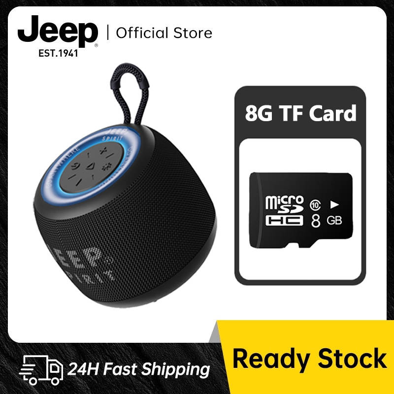 Jeep JPS-SC001 ลําโพงบลูทูธ แบบพกพา พร้อมการ์ด TF เสียงดี ลำโพงกันน้ำ ไฟสีรุ้งหลากสี ลำโพง ...