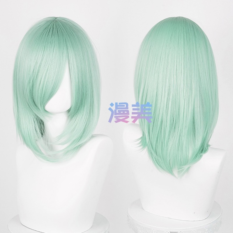 【Manmei】Girls Long Bangs Cosplay Wig 40cm Long Universal Heat Resistant ...