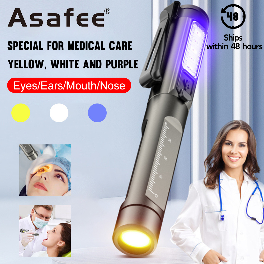 Asafee DT005 ปากกาทางการแพทย์ LED สว่างมาก แบบพกพา โฟกัสคงที่ หลาย ...