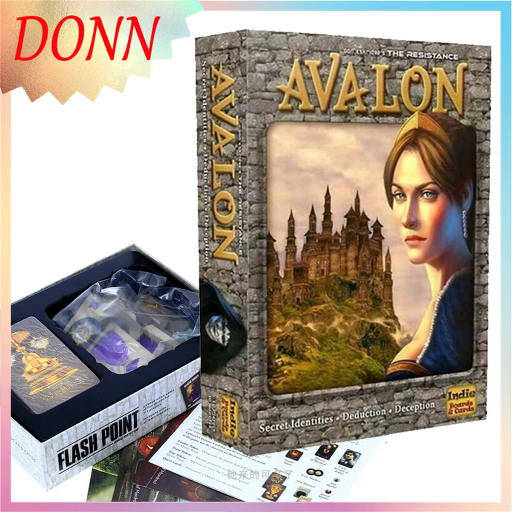 เกมกระดาน The Avalon (ภาษาอังกฤษ) - Avalon Board Strategy game | Shopee ...