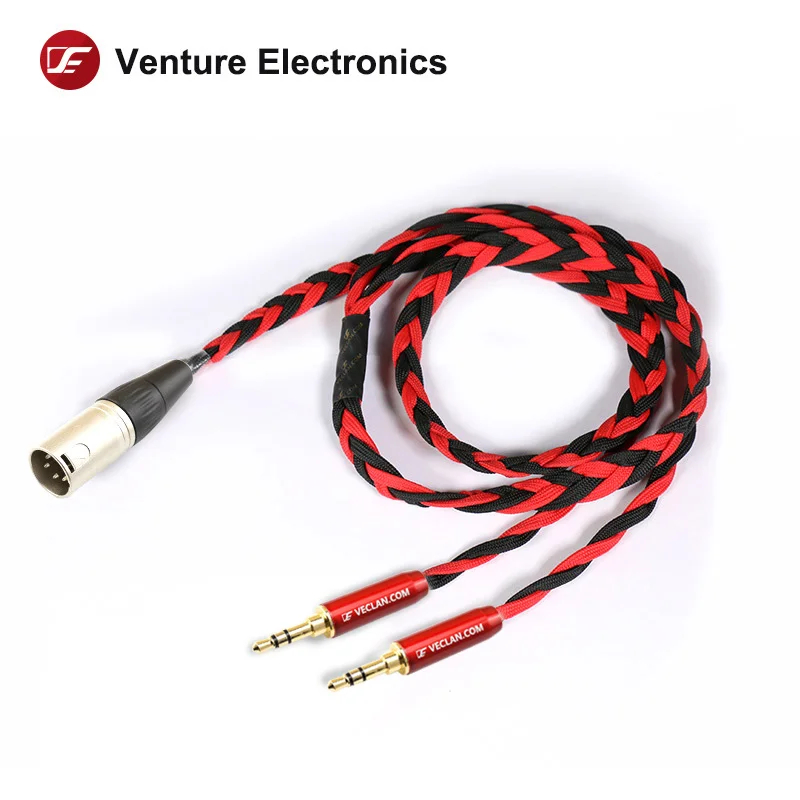 Venture Electronics Basic Black litz HIFIMAN สายหูฟังสมดุล 3.5 มม ...