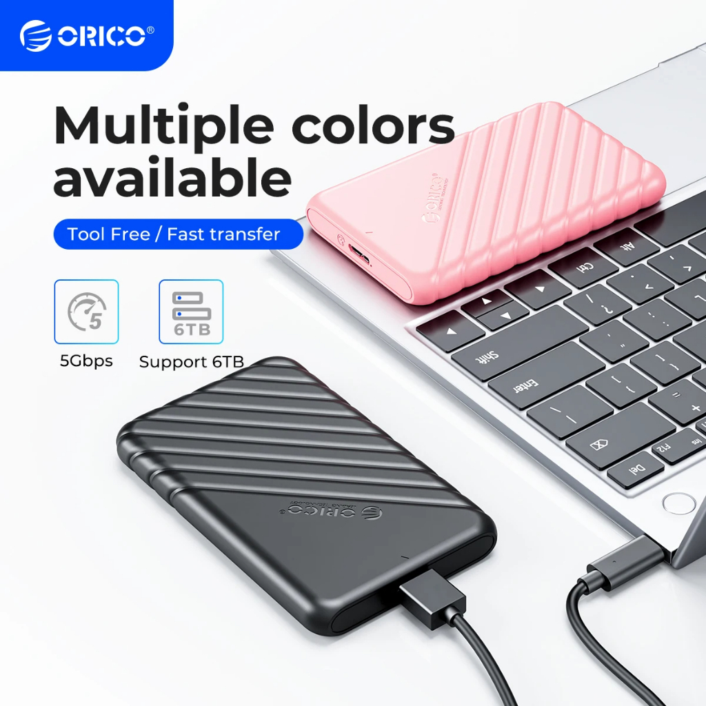 Orico HDD Converter ฮาร์ดไดรฟ์ HDD Sata to USB 3.0 5Gbps 4TB SSD HHD 2. ...