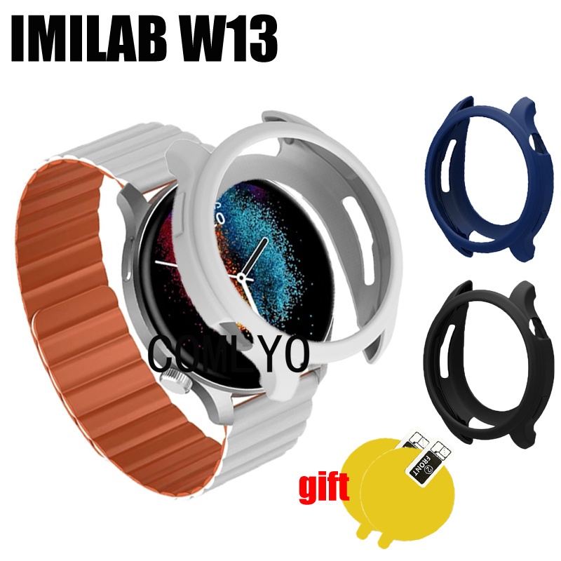 สําหรับ IMILAB W13 เคสสมาร์ทวอทช์ ฝาครอบป้องกัน กันชน ซิลิโคน นิ่ม ...