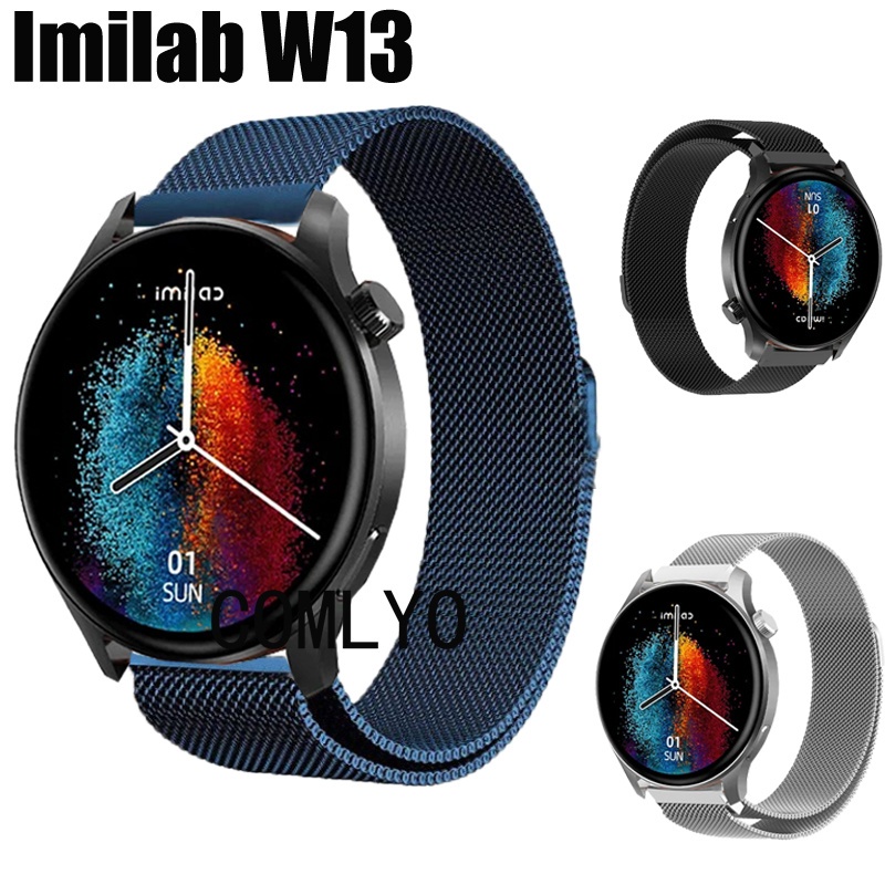 สําหรับ IMILAB W13 สมาร์ทวอทช์ สายสแตนเลส โลหะ ผู้หญิง ผู้ชาย | Shopee Thailand