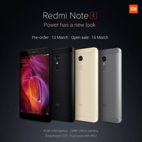 สมาร์ทโฟน Red & mi Note 4(X) Snapdragon 625 4g | Shopee Thailand