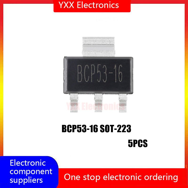 ไตรโอดทรานซิสเตอร์ BCP53-16 SOT-223 80V 1A PNP ของแท้ (5 ชิ้น) | Shopee ...