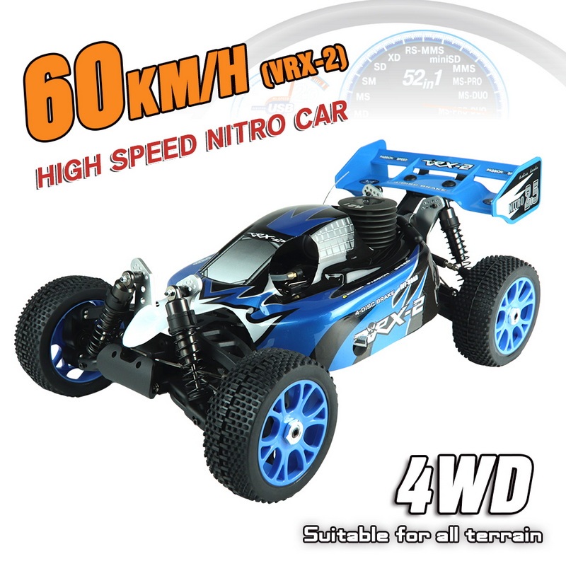 ประสิทธิภาพที่ยอดเยี่ยม 1:8th Nitro RC รถ VRX Racing RH802 VRX-2 ขับเคลื่อนสี่ล้อ Nitro Powered ...