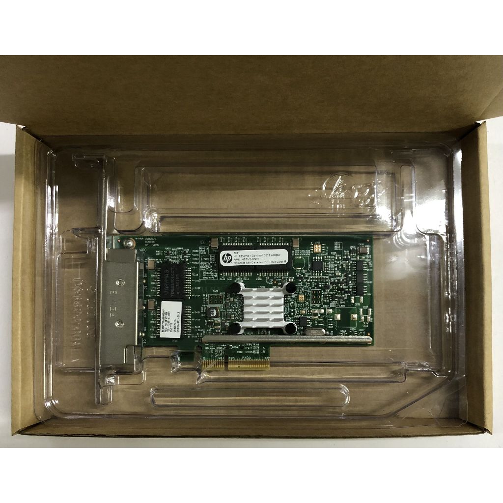 อะแดปเตอร์ HP Ethernet 1Gb 4 พอร์ต 331T 647594-B21 649871-001 647592 ...