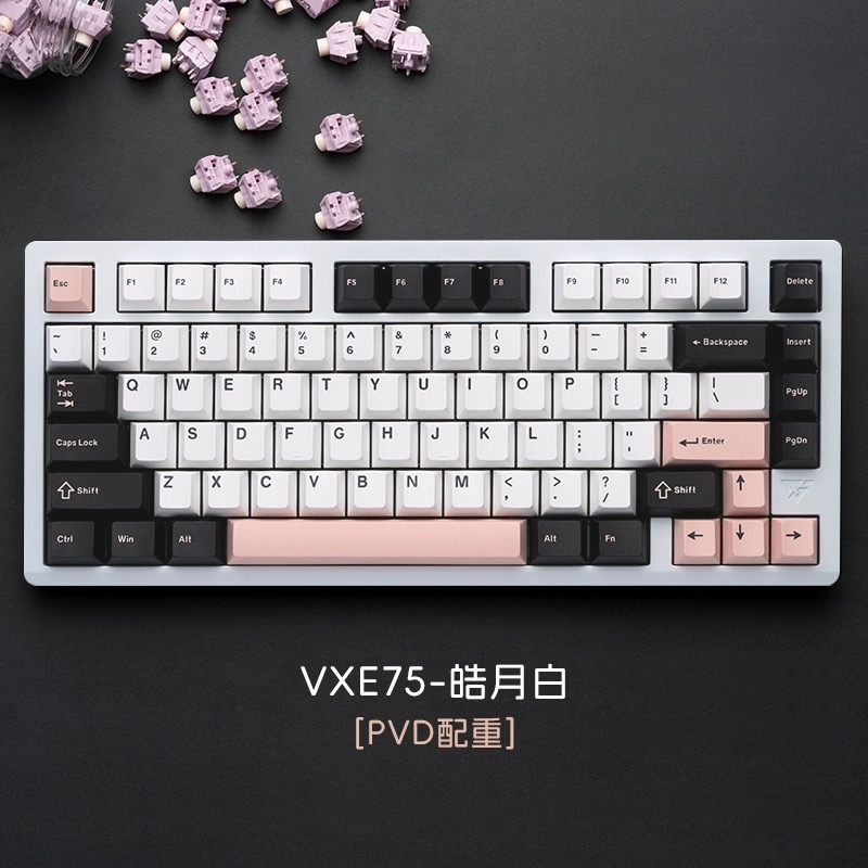 Vgn VXE75 คีย์บอร์ดเมคคานิคอล แบบใช้สาย RGB | Shopee Thailand