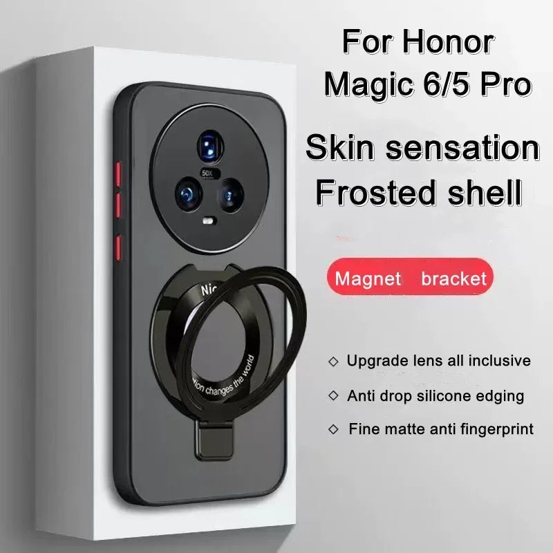 Frosted แม่เหล็กโลหะสําหรับ Honor Magic 7 6 5 4 Pro 200 100 90 90lite x9b x9a X9C 70 Pro mate 60 ...