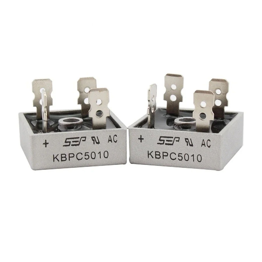 วงจรเรียงกระแสไดโอด KBPC5010 KBPC 5010 50A 1000V สําหรับพาวเวอร์ซัพพลาย ...