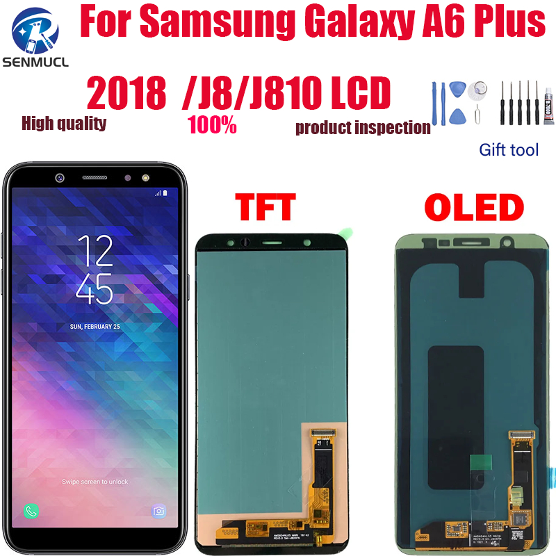 Amoled TFT อะไหล่หน้าจอสัมผัสดิจิทัล LCD แบบเปลี่ยน สําหรับ Samsung ...