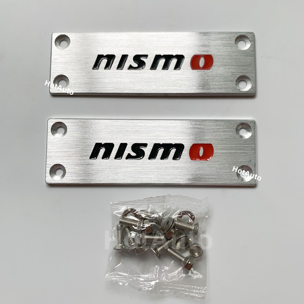 Nismo ตราสัญลักษณ์พรมรถยนต์อะลูมิเนียม Nissan Kicks X-trail Navara ...