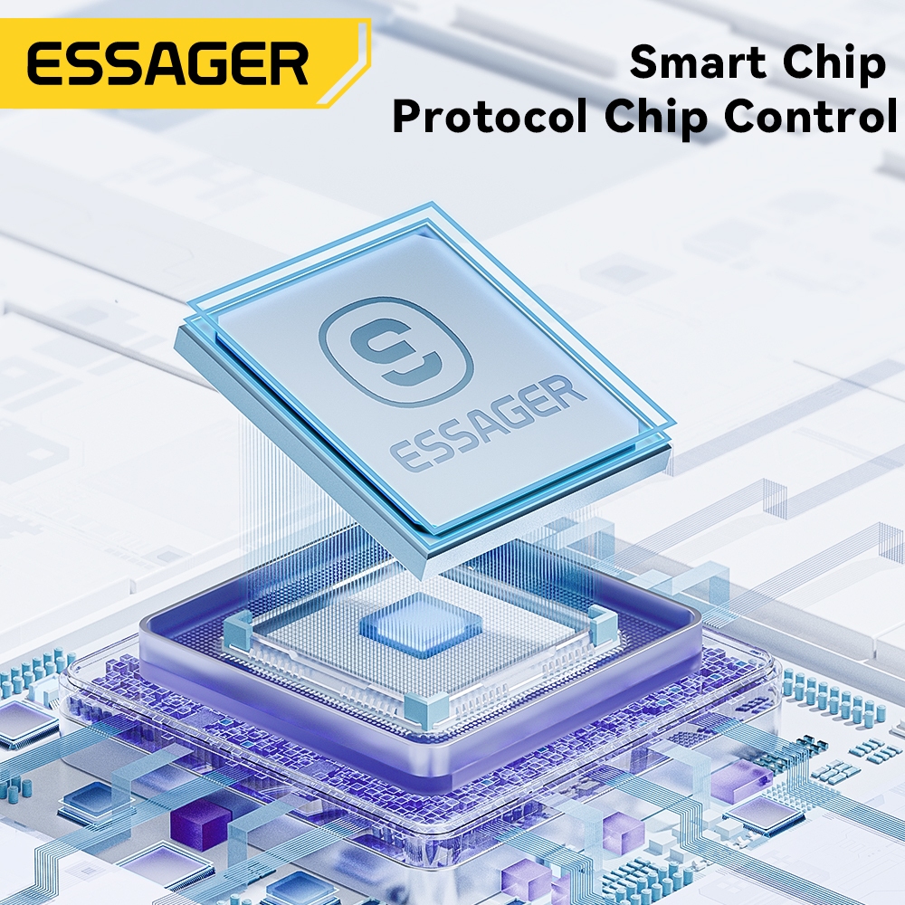 Essager 29W 60W 100W สายเคเบิลข้อมูลแม่เหล็ก Type C Ios USB A สายชาร์จ ...