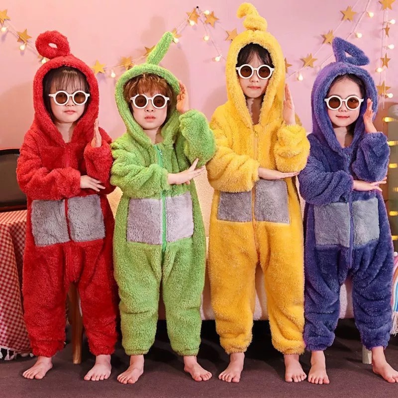 Cod Teletubbies Suit (พร้อมส่ง) ชุดมาสคอตเทเลทับบี้ นุ่ม ใส่สบาย สี ...