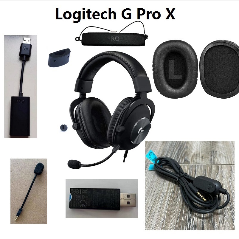 อะไหล ่ เดิมสําหรับ Logitech G Pro X ชุดหูฟัง Gprox บานพับหัวเข ็ มขัด ...