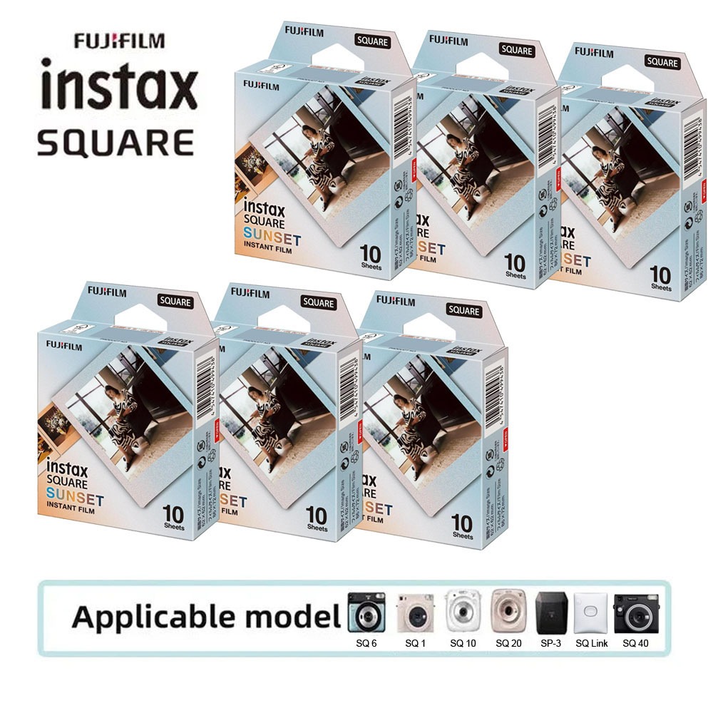 Fujifilm Instax ฟิล์มกันแดด ทรงสี่เหลี่ยม สําหรับเครื่องพิมพ์ Fujifilm Instax Square Camera SQ1 ...