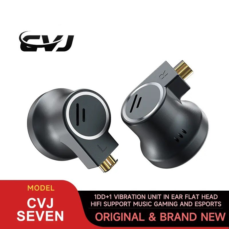 Cvj Seven 1DD+1 หูฟังอินเอียร์ Hifi สั่นสะเทือน พร้อมไมโครโฟน | Shopee ...