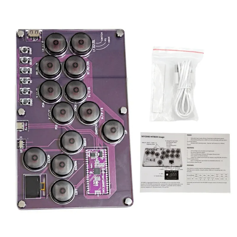 ⭐⭐⭐Hitbox คีย์บอร์ด SOCD Street Fighter 6 Custom Game PS5 Raspberry Pi ...