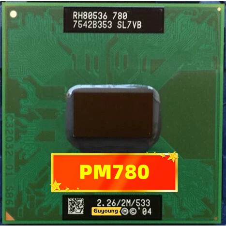 ชิปเซ็ต CPU YZX PM780 Pentium M Processor 780 2M Cache 2.26 GHz 533 MHz ...