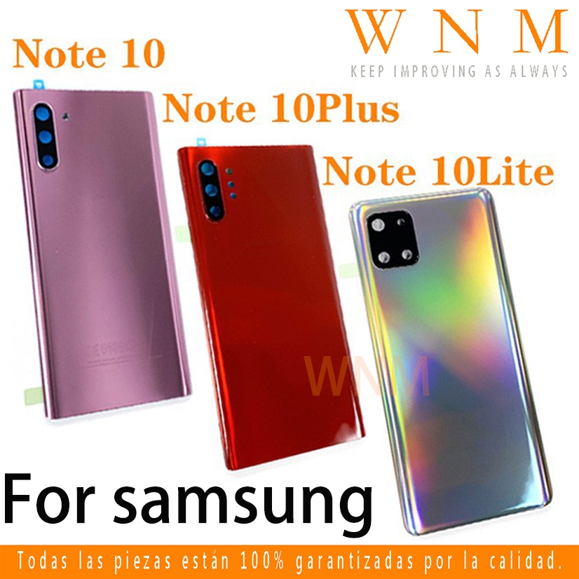 SAMSUNG ฝาหลังแบตเตอรี่สําหรับSamsung Galaxy Note 10 Plus Lite / Note10 ...