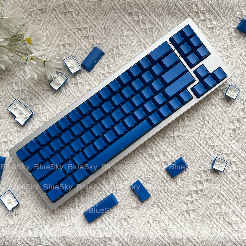 GMK Classic Blue keycap cherry profile 145keys ABS material Double ...