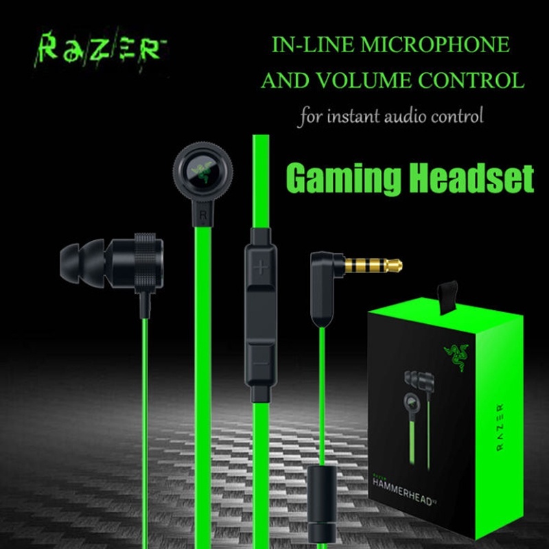 [Razer Hammerhead Pro V2 ชุดหูฟังอินเอียร์ แบบมีสาย 3.5 มม. พร้อม ...