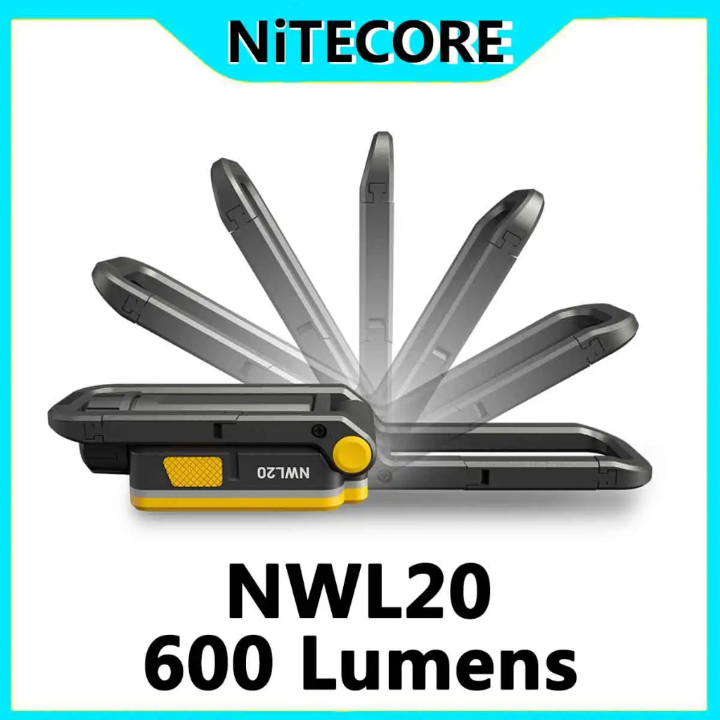 Nitecore NWL20 600 lumen ไฟเครื่องมืออเนกประสงค์ พร้อมเอาต์พุตแหล่งกําเนิดแสงคู่ | Shopee Thailand