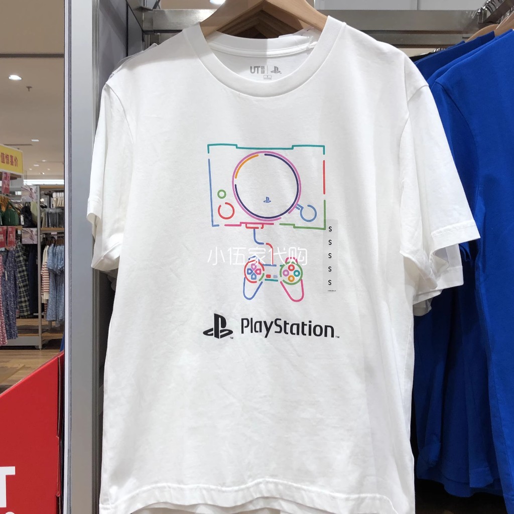 Uniqlo เสื้อยืดแขนสั้น พิมพ์ลาย PlayStation Sony Game สําหรับผู้ชาย และ ...