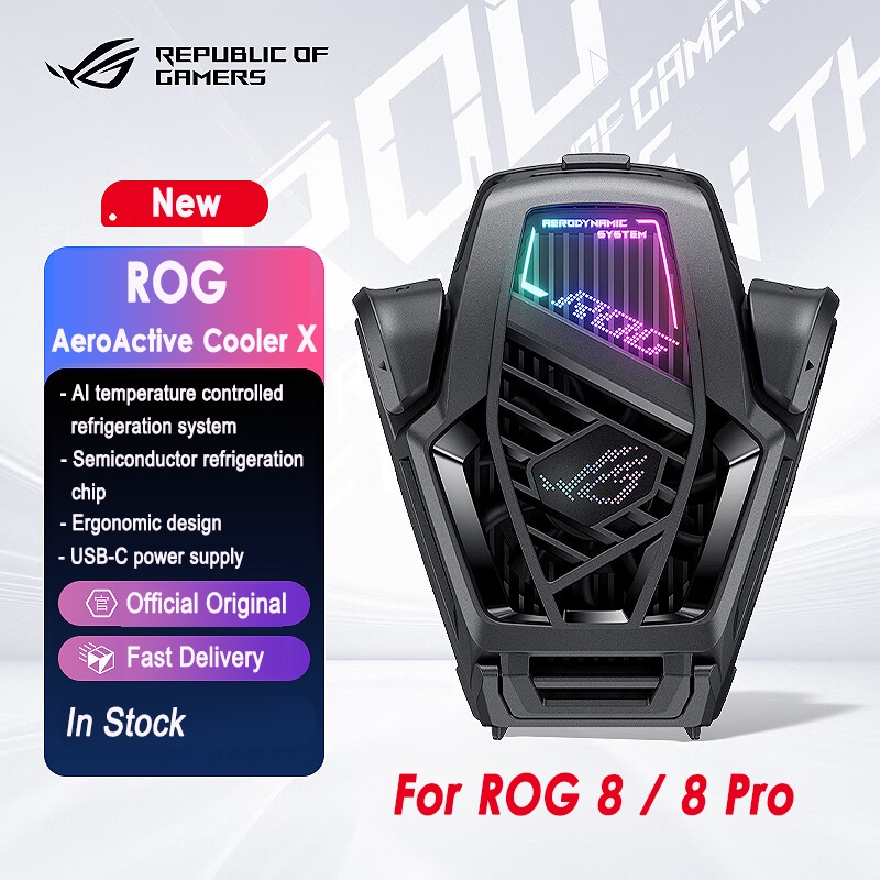 Original ASUS ROG AeroActive cooler X สําหรับ ROG โทรศัพท์ 8 / 8 PRO ...