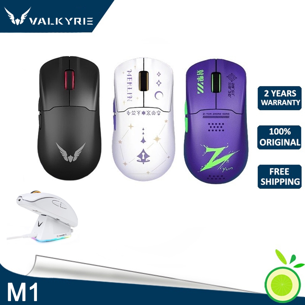Valkyrie M1 เมาส์ไร้สาย เซนเซอร์ 3395 58g น้ําหนักเบา M1 สีขาว | Shopee ...