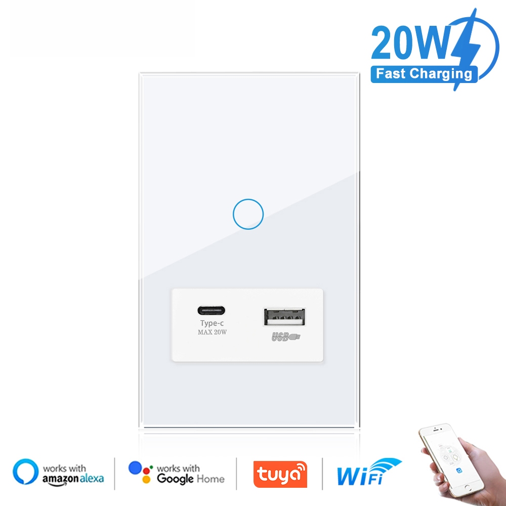 VISWE tuya smart switch tuya wifi tuya smart life white switch,118*72mm ...