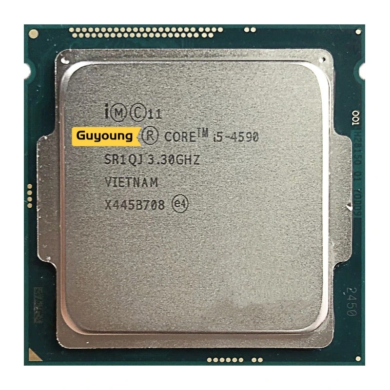 ซ็อกเก็ตโปรเซสเซอร์ CPU YZX Core I5 4590 I5-4590 Quad-Core 3.3GHz L3 6M ...