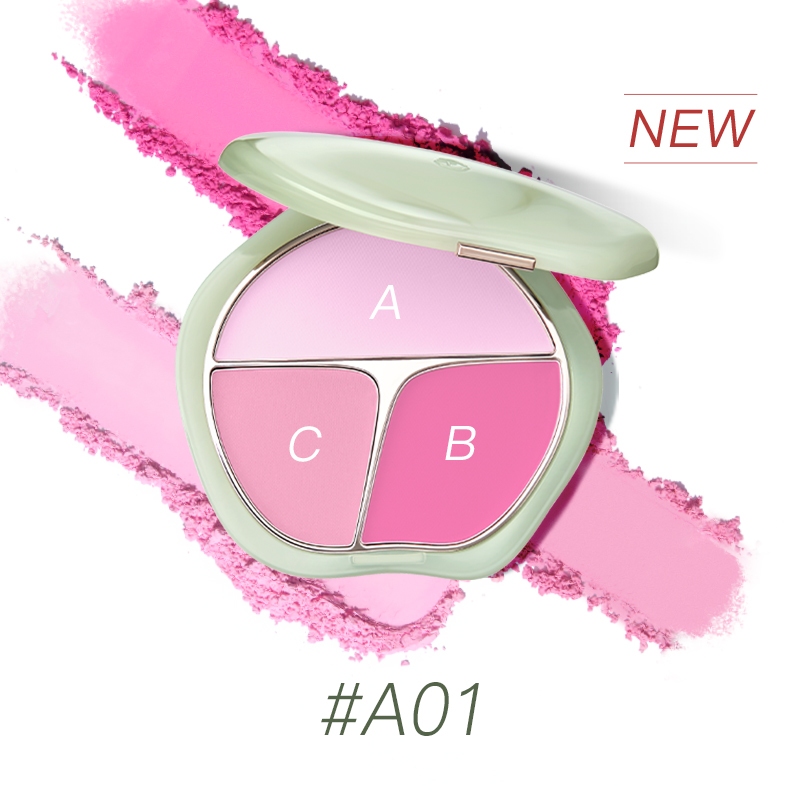 彩棠TIMAGE Blush Palette 3in1 บลัชออนพาเลท 3เฉดสี ปัดแก้ม ปัดแก้มผิวโกลว์ ...