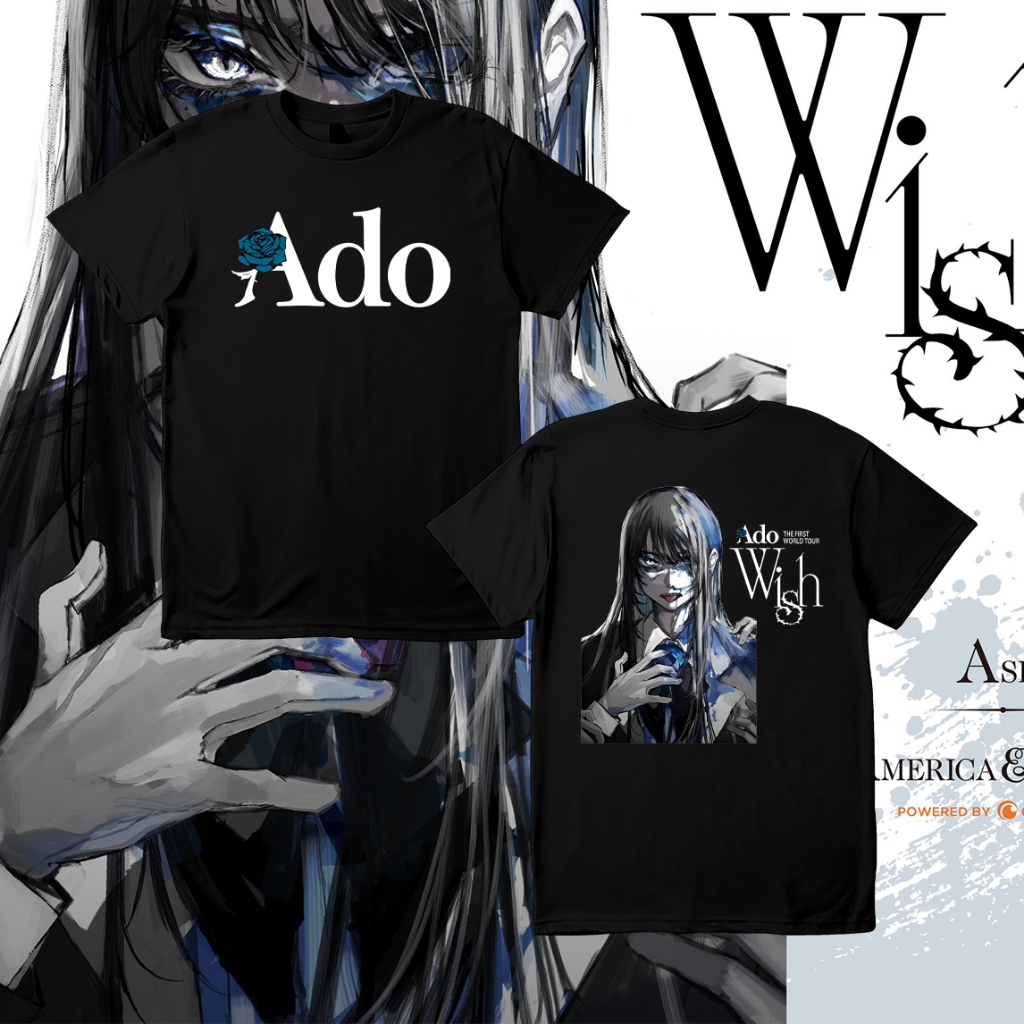ADO Wish เสื้อยืด World Tour ครั้งแรก ผ้าฝ้ายระบายอากาศ s-5xl | Shopee ...