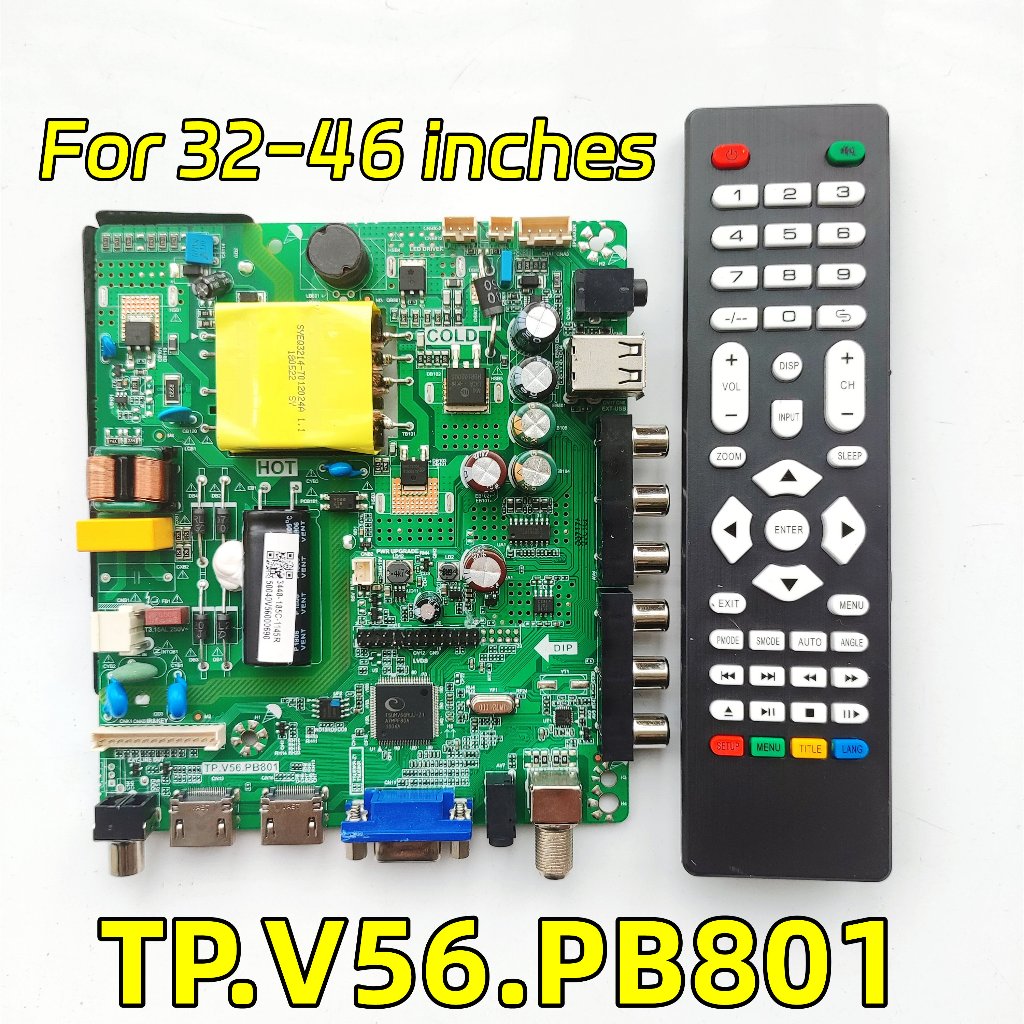 Tp.v56.Pb801 3In1 LED TV 28DL420 LD42SY01A mainboard Driver Board Universal TP.VST59S.PB813 TP ...