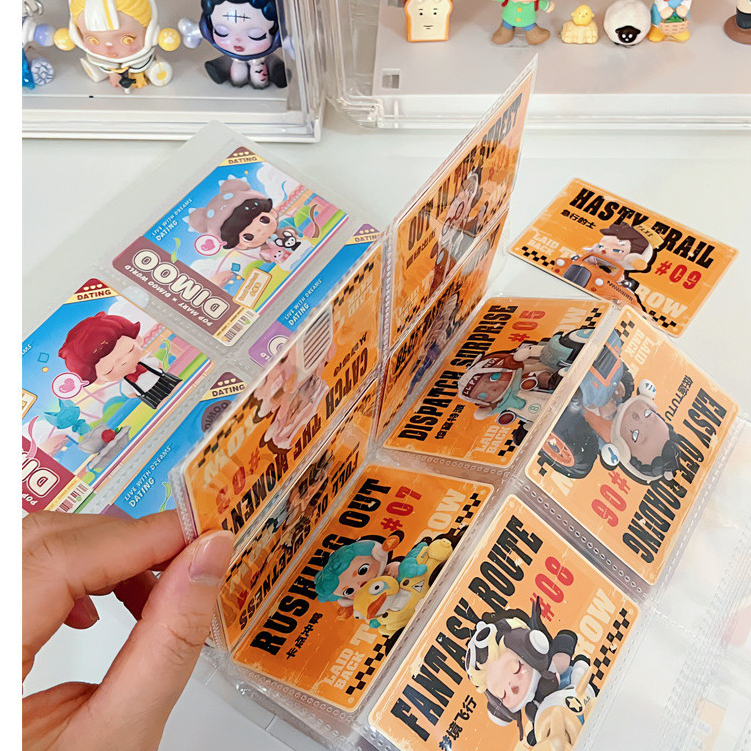 popmart การเก็บบัตร อัลบั้มสะสม Blind Box mystery box card | Shopee ...