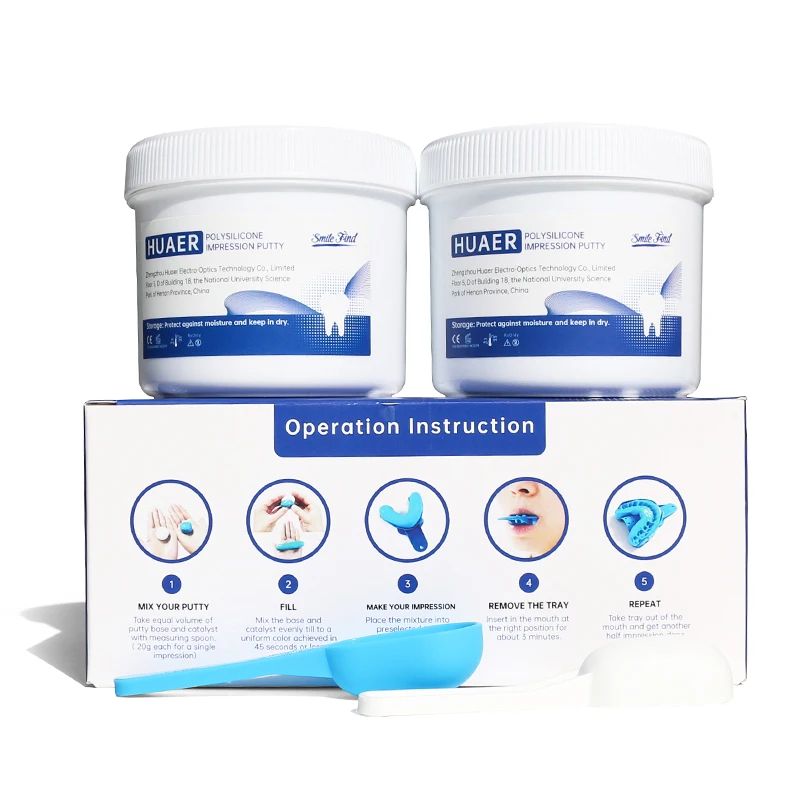 Heavy Body Alginate ทันตกรรมซิลิโคนฟัน Impression วัสดุ Putty Whitening ...