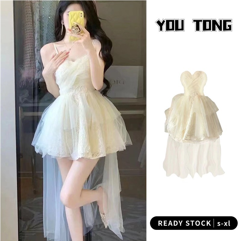 YOU TONG ชุดเดรสเจ้าหญิง เอวสูง หรูหรา เกรดสูง เหมาะกับใส่ไปงานเลี้ยง ...