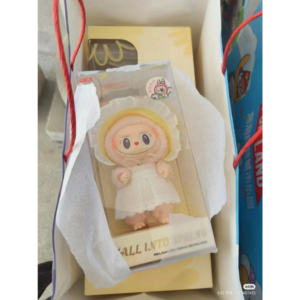 พร้อมส่ง ของแท้ พวงกุญแจตุ๊กตา POPMART Mokoko V2 V3 The Monster Labubu ...