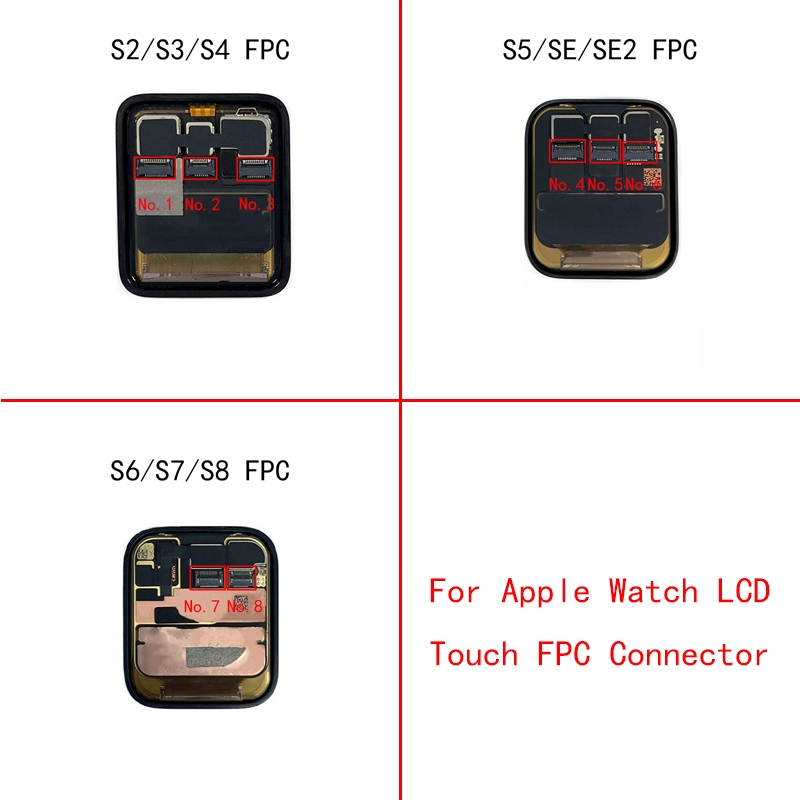 2-5pcs จอแสดงผล LCD หน้าจอสัมผัส NFC FLex FPC Connector บนสําหรับ Apple ...